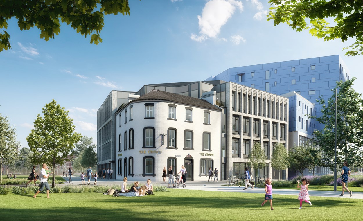 Double delight as work on landmark Aire Park hits two key milestones ⋆ ...