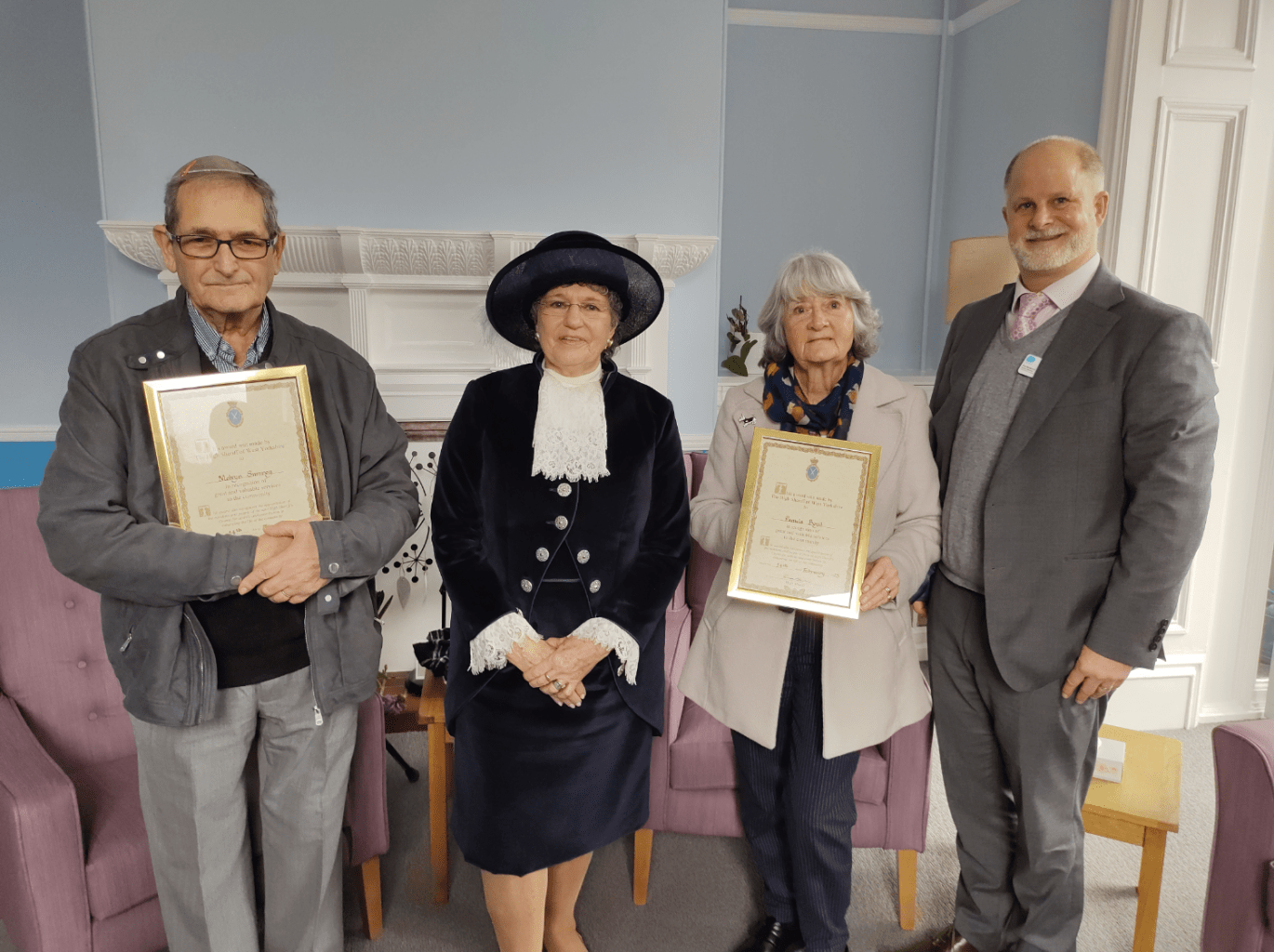 Leeds hospice volunteers recognised with prestigious High Sheriff award ...