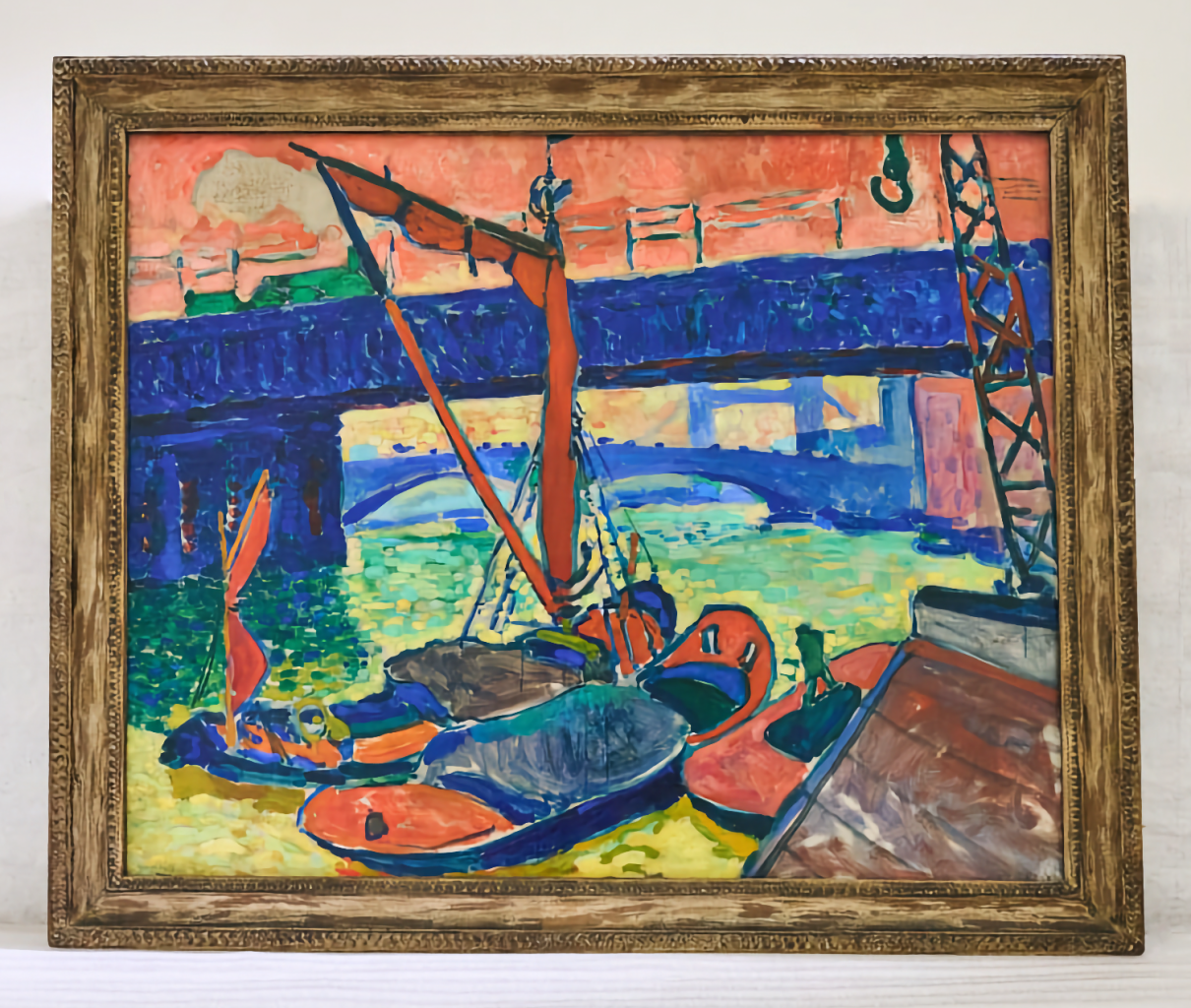 Leeds Artwork Depicting Thames Waterside Travels to London for ...