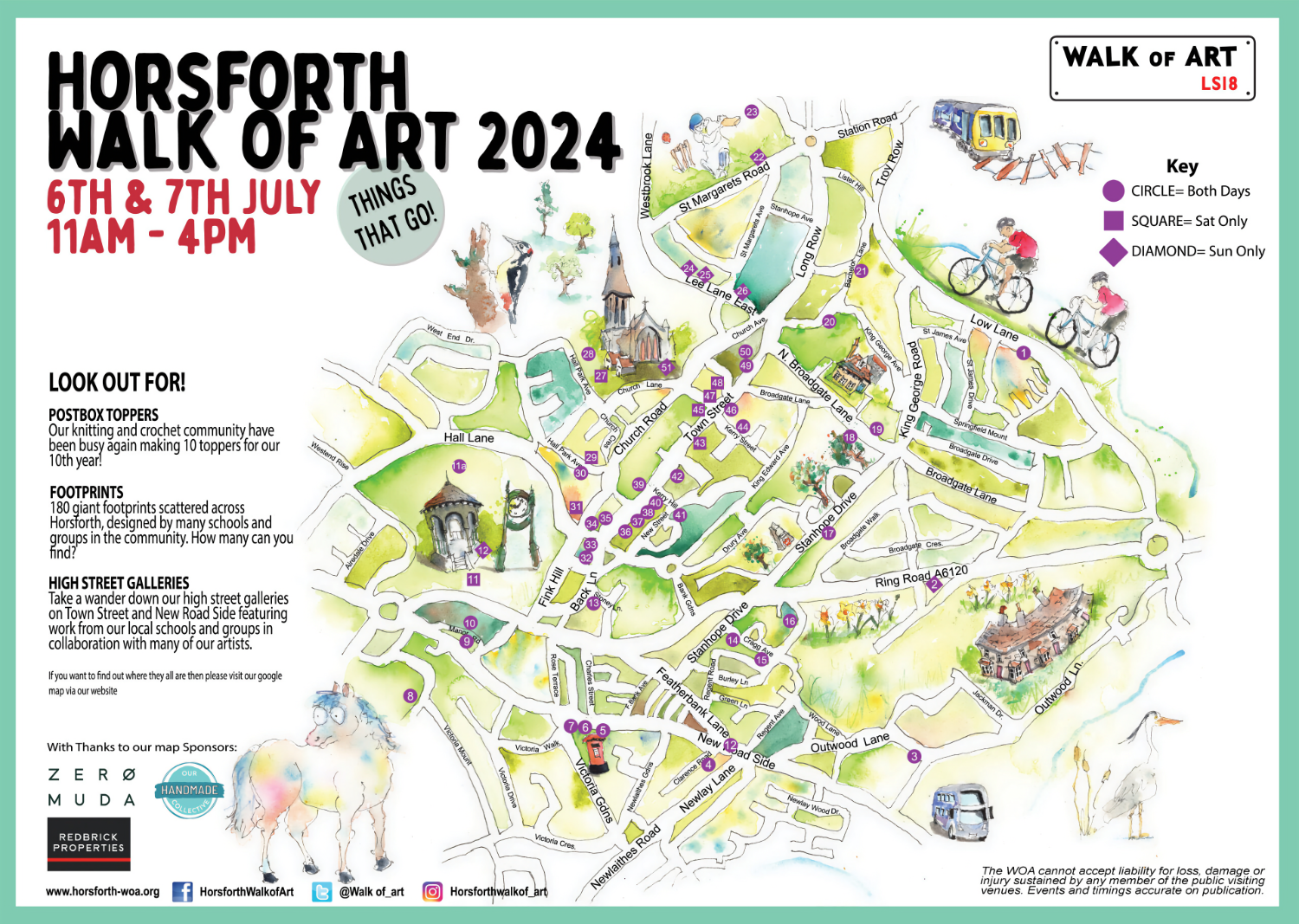 Horsforth Walk of Art Celebrates 10 Years of Community Creativity ⋆ ...