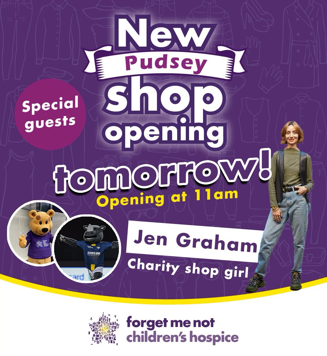 Ronnie the Rhino and Jen Graham to Join Russell Bear at Opening of ...